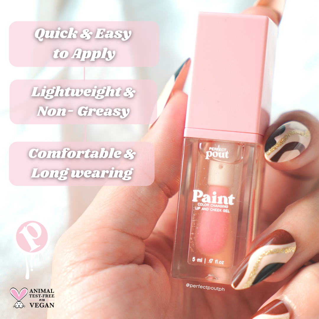 Perfect Pout Paint : Color Changing Lip & Cheek Gel – Modern Mama MNL